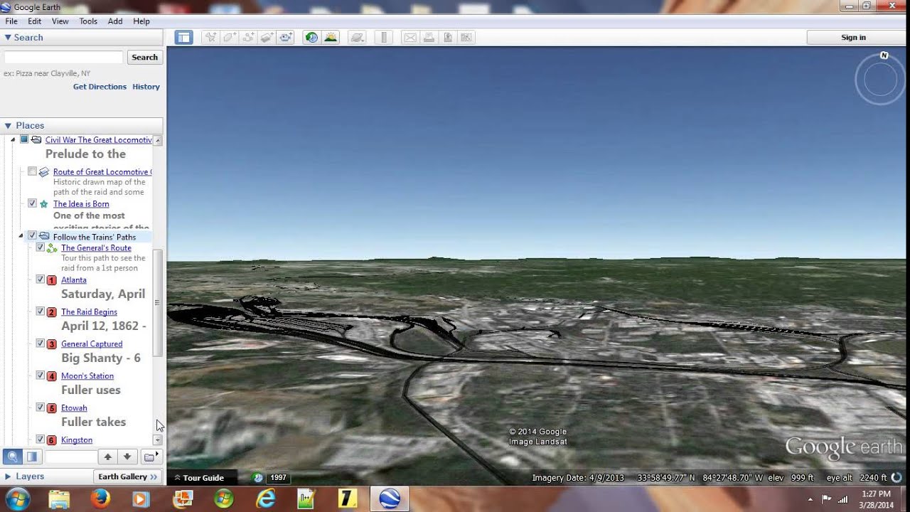 Andrews Raid Virtual Interactive Map Tour Demo - YouTube