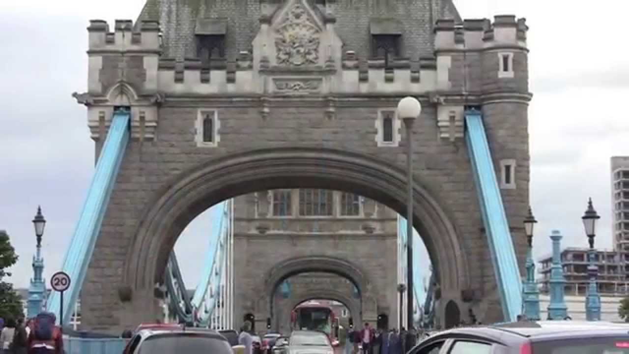 A Walk Across Tower Bridge, London, England - 15th June, 2014 - YouTube