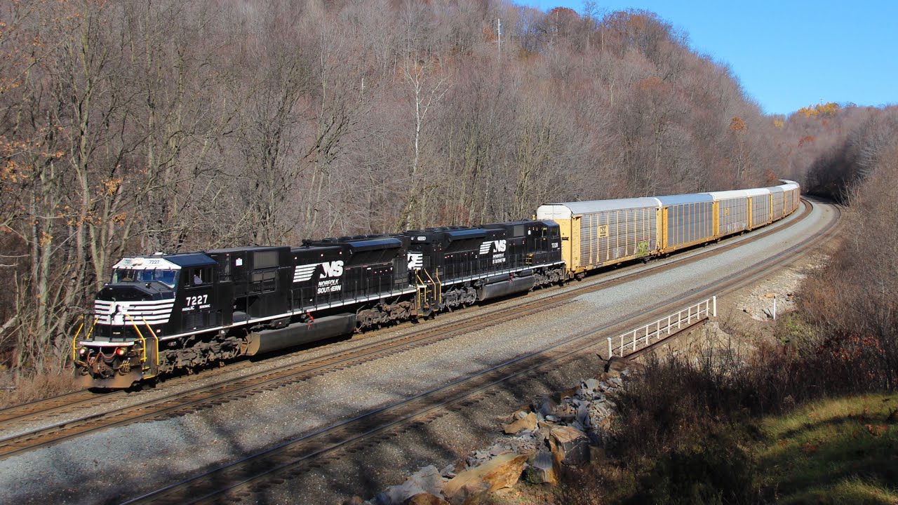 'New' SD80MAC Duo On NS 27N - Cassandra PA - YouTube