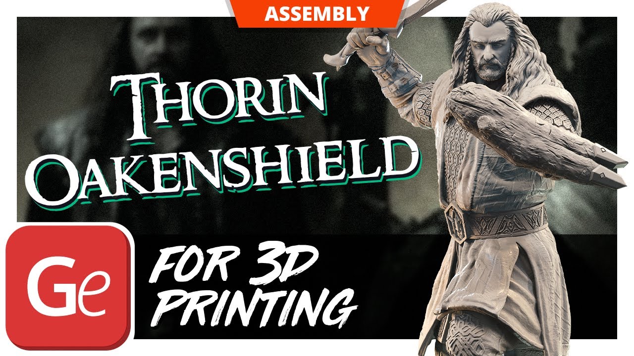 Thorin Oakenshield 3D Printing Figurine | Assembly by Gambody - YouTube