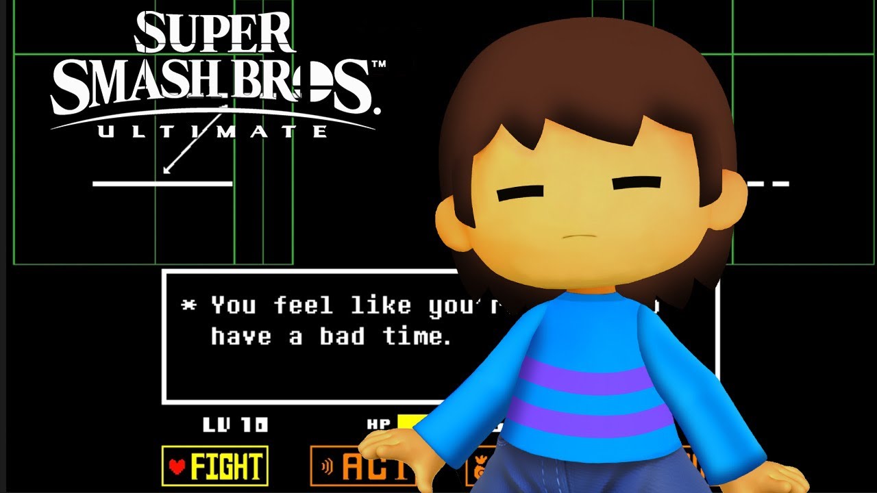 Frisk (Undertale) Super Smash Bros. Ultimate Reveal Trailer Leaked ...