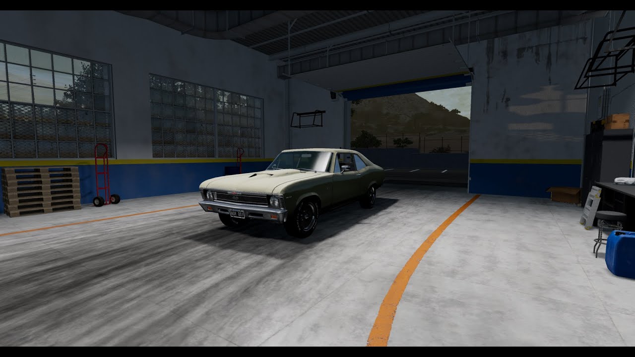 BeamNG Drive, 1968 Chevrolet Nova Stock [380hp] - YouTube