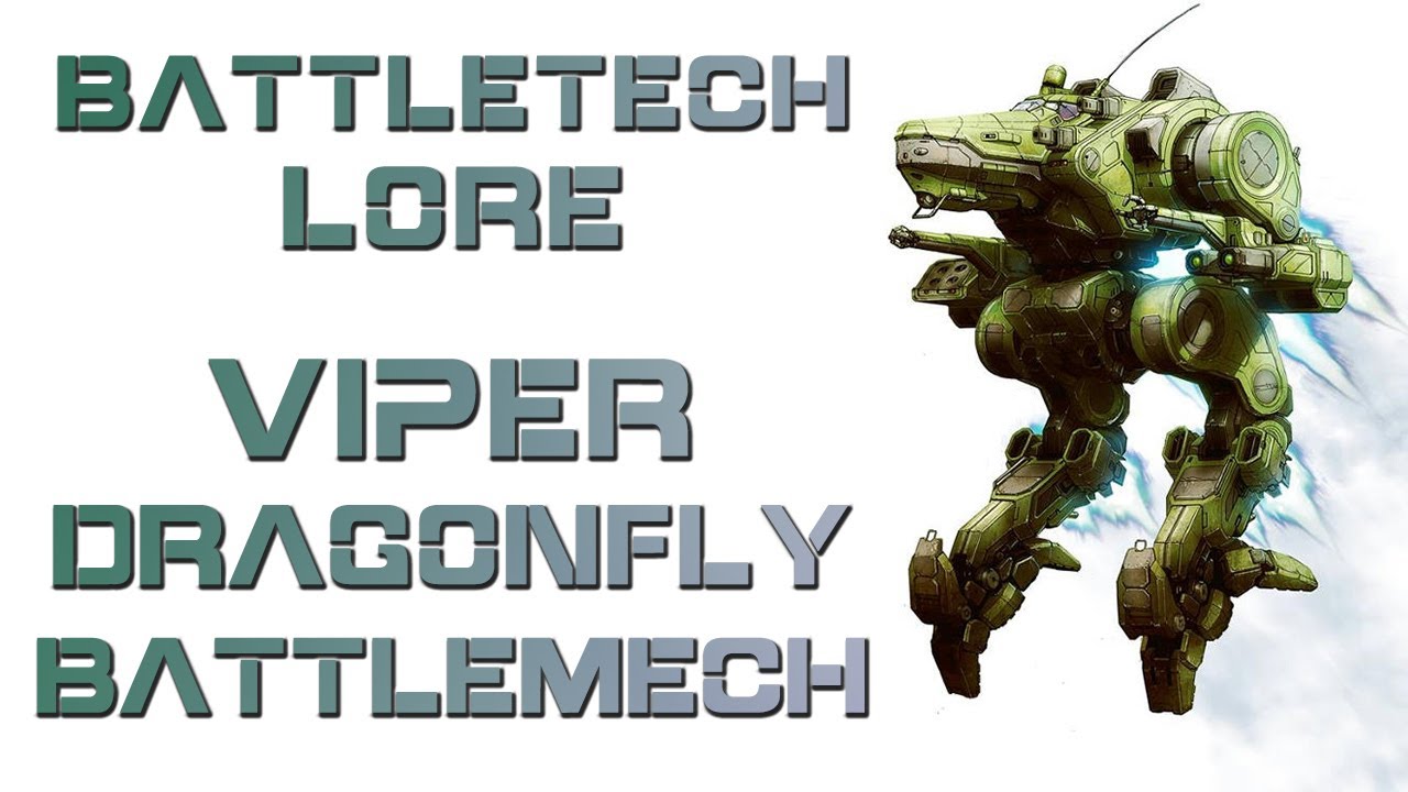 Battletech Lore - Viper (Dragonfly) Medium Battlemech - YouTube