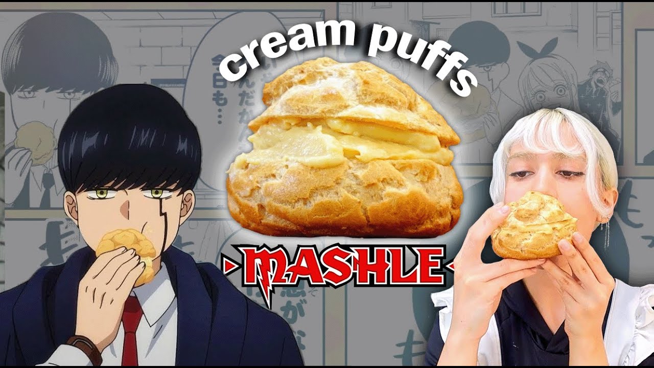 I Tried Making Mashle’s Cream Puffs… Also the Giant One! - YouTube