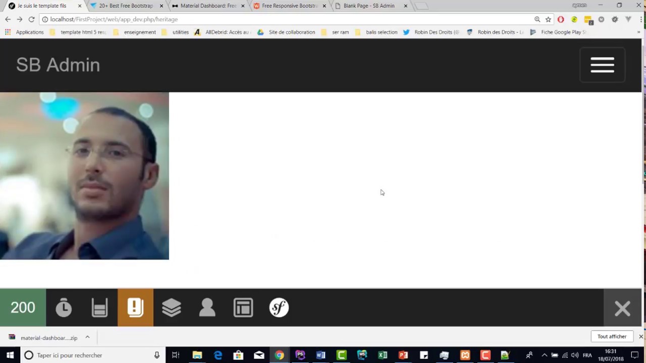 Cours 93 Twig Asset et intégration de template - YouTube