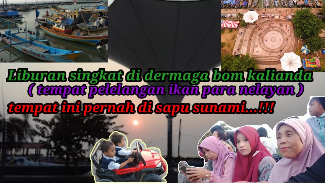 Liburan singkat Dan murah meriah di dermaga bom Kalianda #kalianda # ...