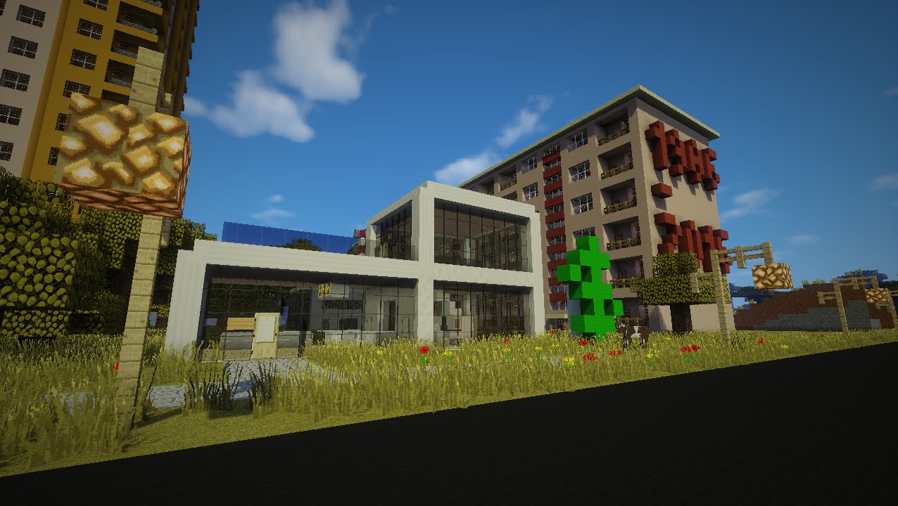 Русский город в Minecraft - 117 - Монумент - YouTube