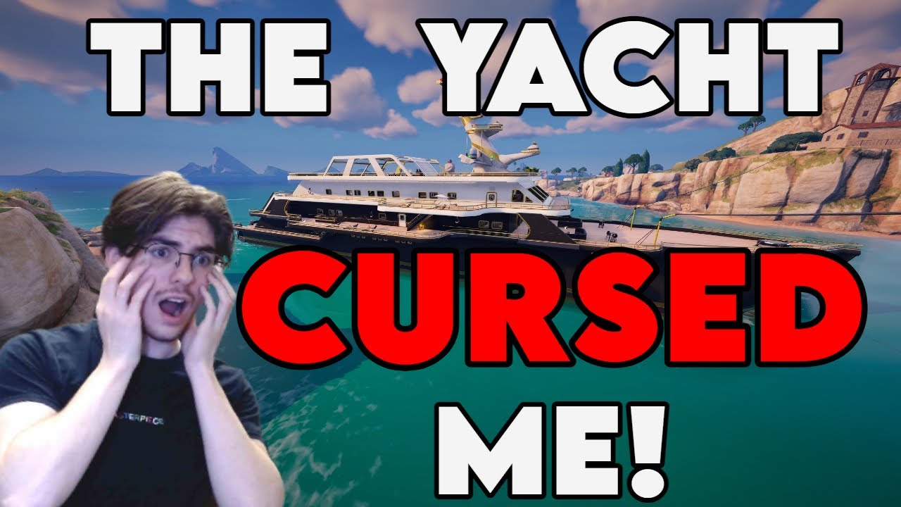I Destroyed the *YACHT* in Fortnite and it CURSED ME! - YouTube