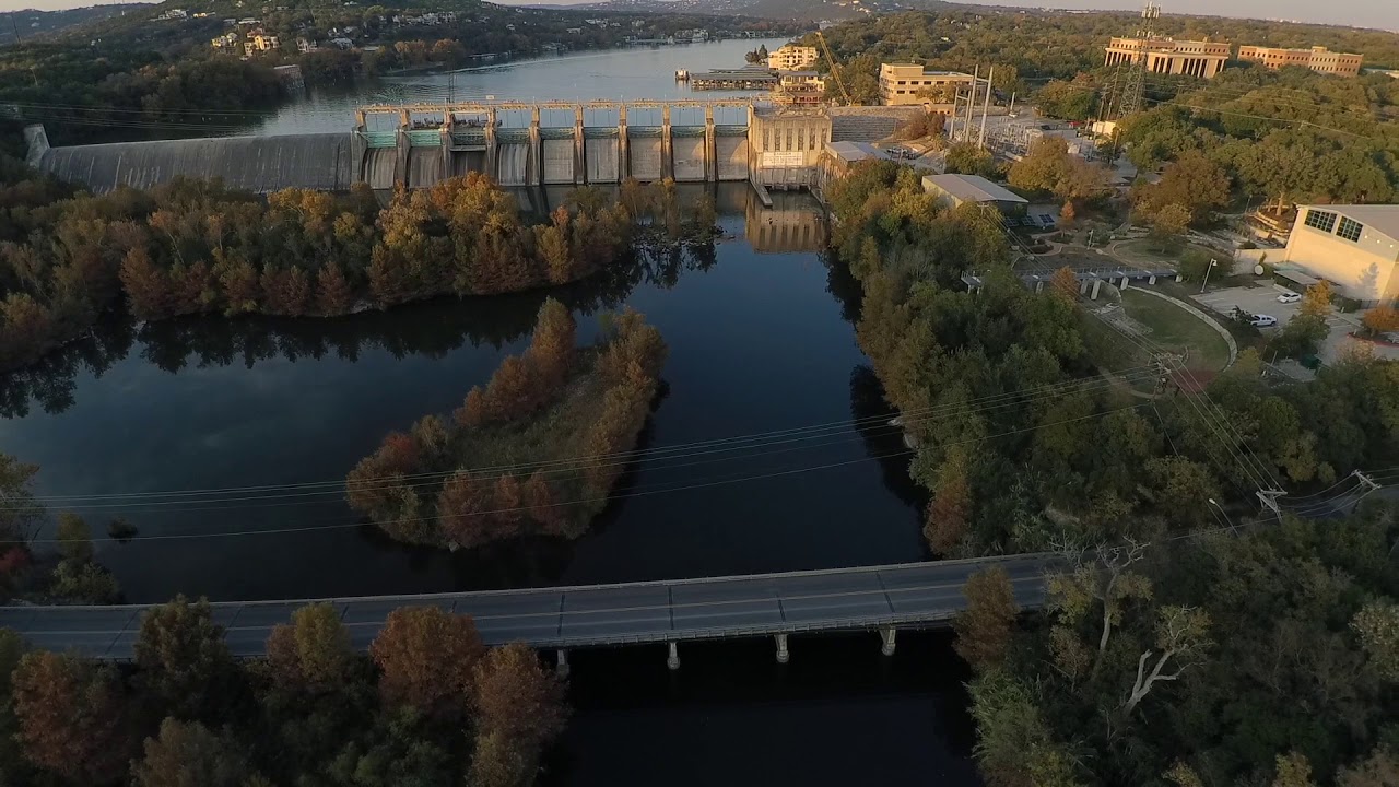 Red Bud Isle and Tom Miller Dam - YouTube