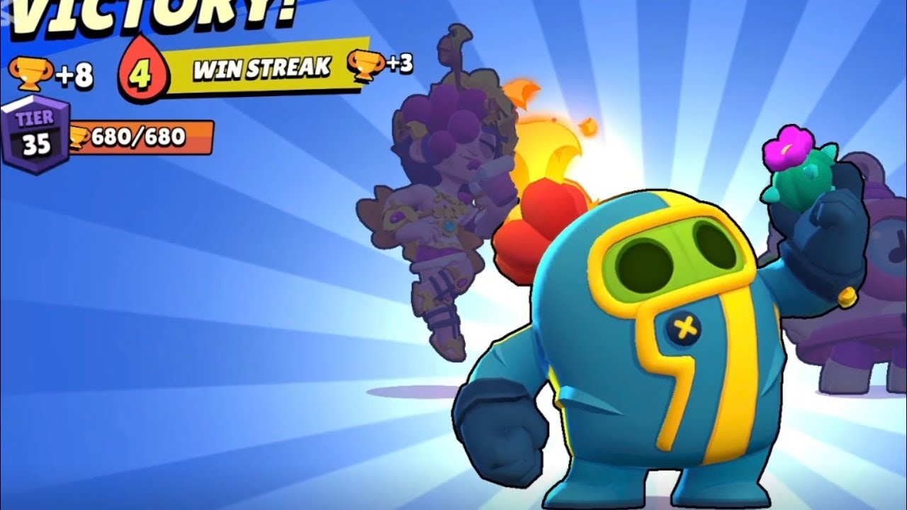 Spike RANK 35!!! Brawl Stars - YouTube