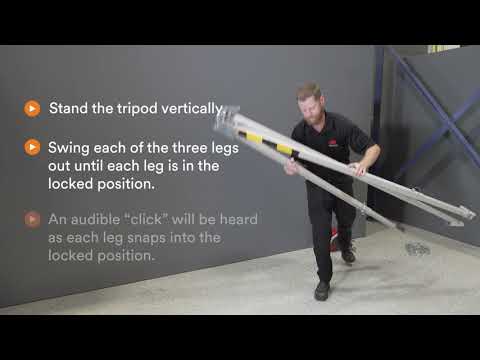 Assembling the 3M™ Protecta™ AK105A Tripod | 3M Confined Space - YouTube