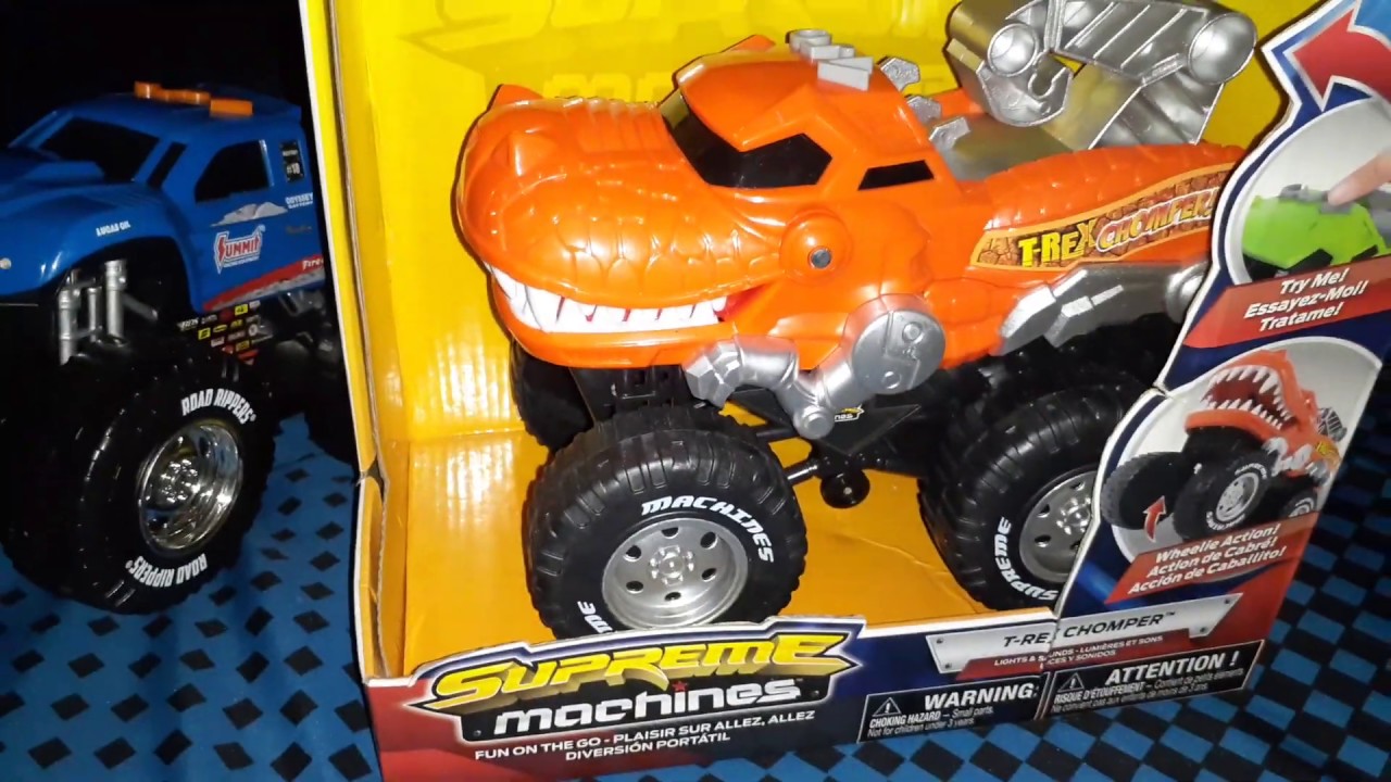 Supreme Machines T-Rex Chomper!!! | Enter the JurASSic Parking lot ...