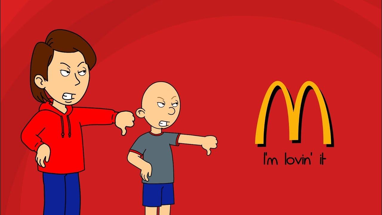 Coris And Classic Caillou Misbehave At Mcdonalds Grounded Never Before