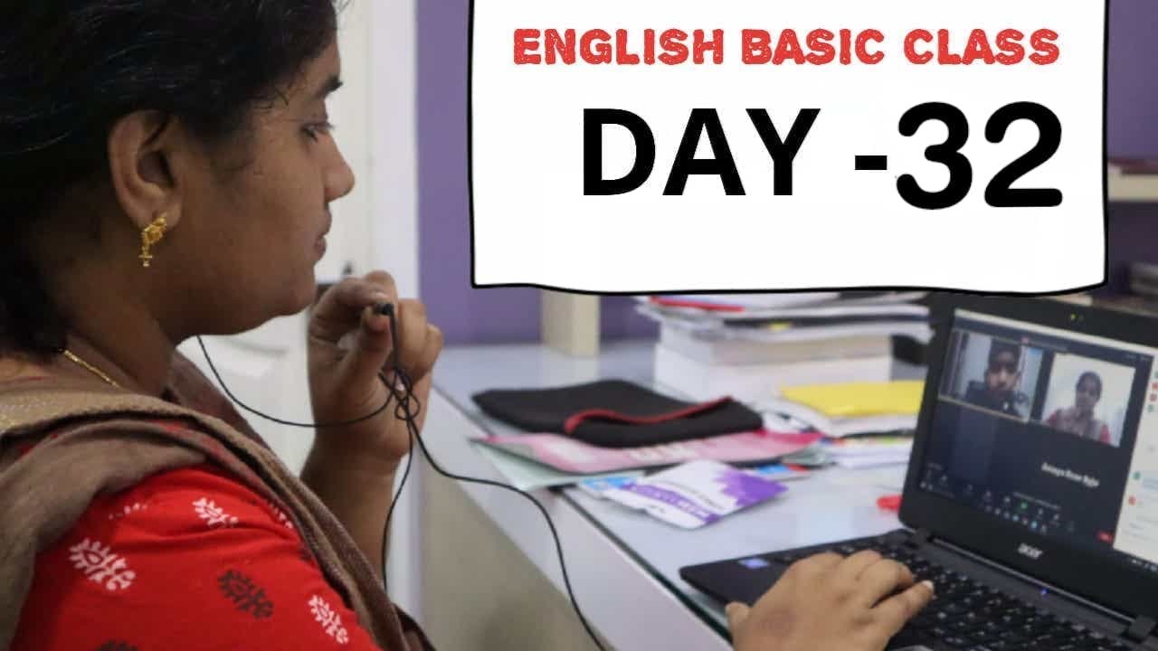 BASIC ENGLISH CLASS - DAY 32(07/12/2021) - YouTube