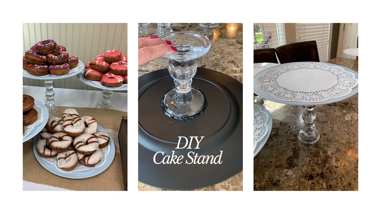 DIY Cake Stand - YouTube