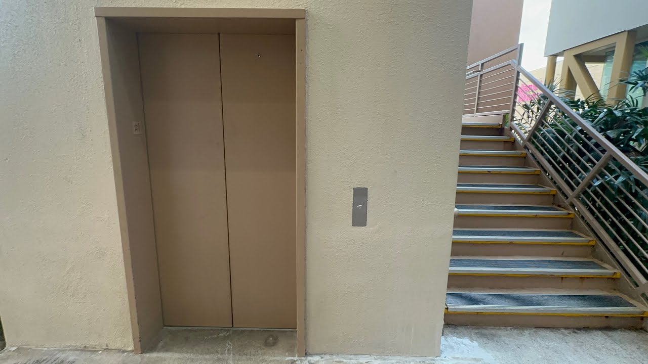 Retake: Montgomery M.B. Otis Hydraulic Glass Elevator at Kahala Mall ...