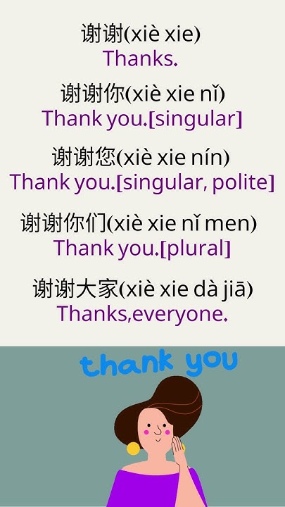 How to say "thanks and you're welcome" in Chinese? #learnchinese # ...