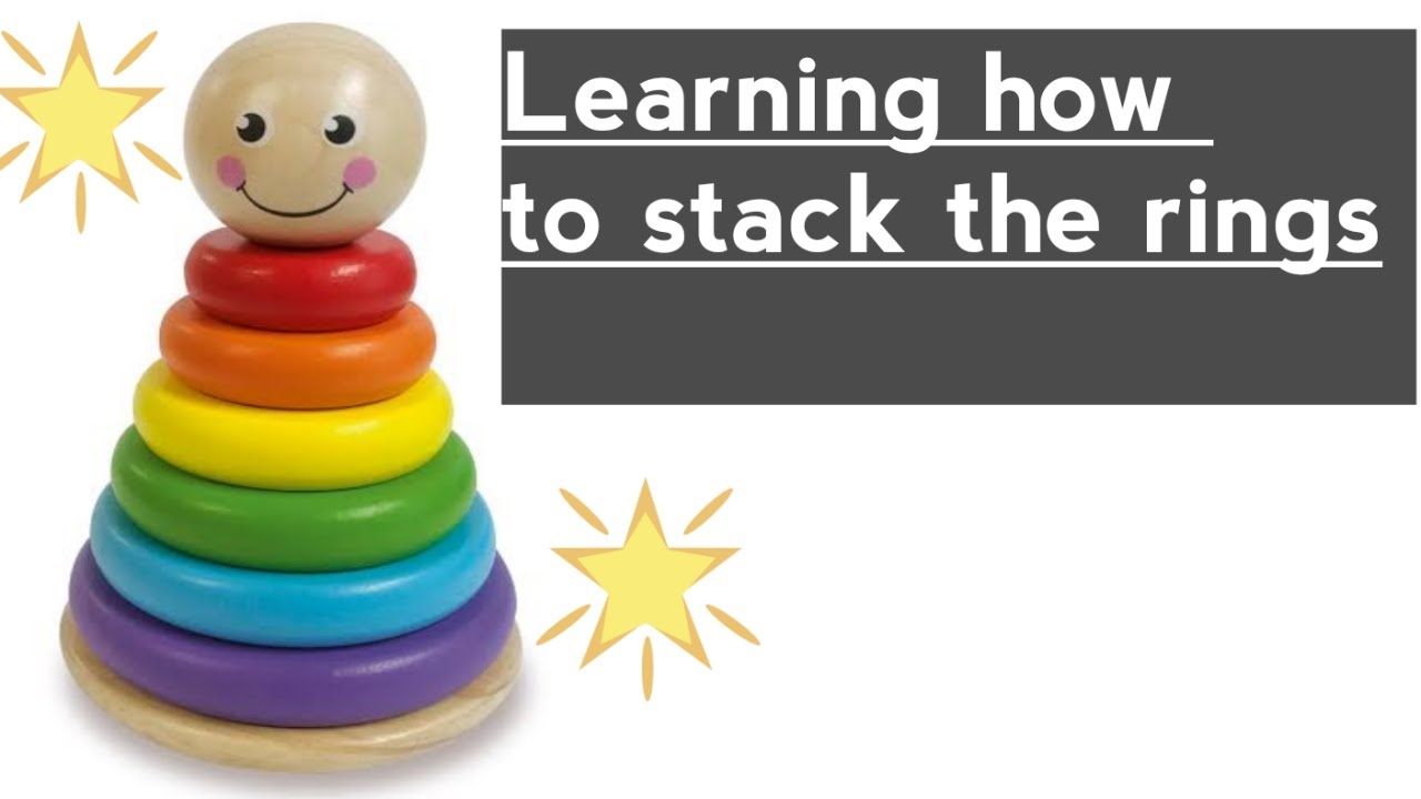 learn how to stack the rings||kids activity - YouTube