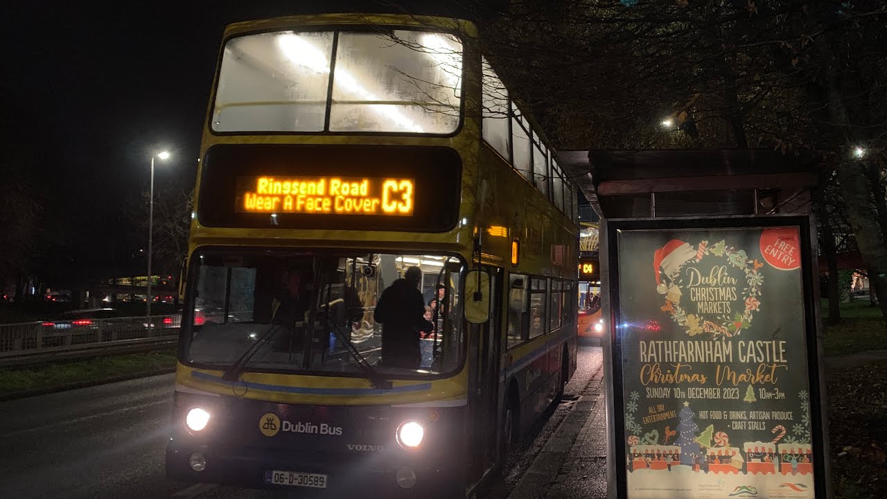 Dublin Bus | AX589 | C3 To Ringsend Road - YouTube