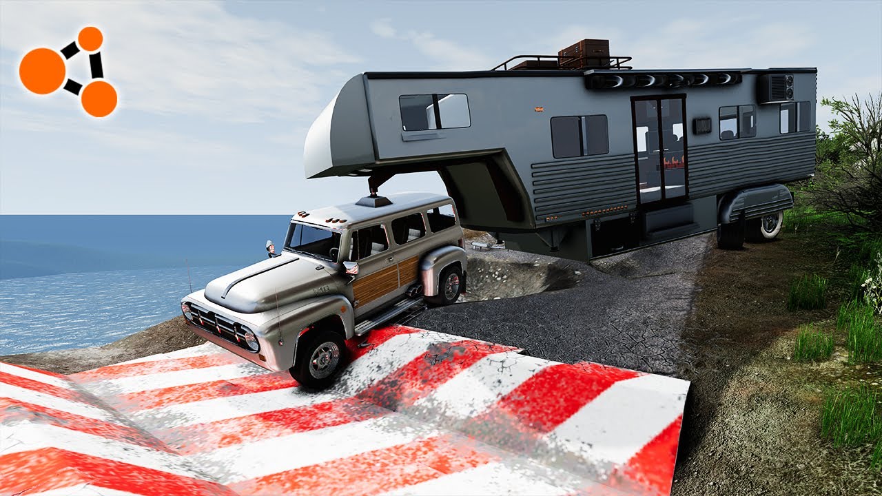 Cars vs Inverted Speed Bumps Potholes BeamNG.drive | Beamng Crashes TV ...