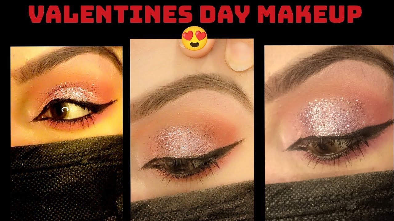 Valentines day makeup tutorial 😍💄 | Eye makeup for valentines day | # ...