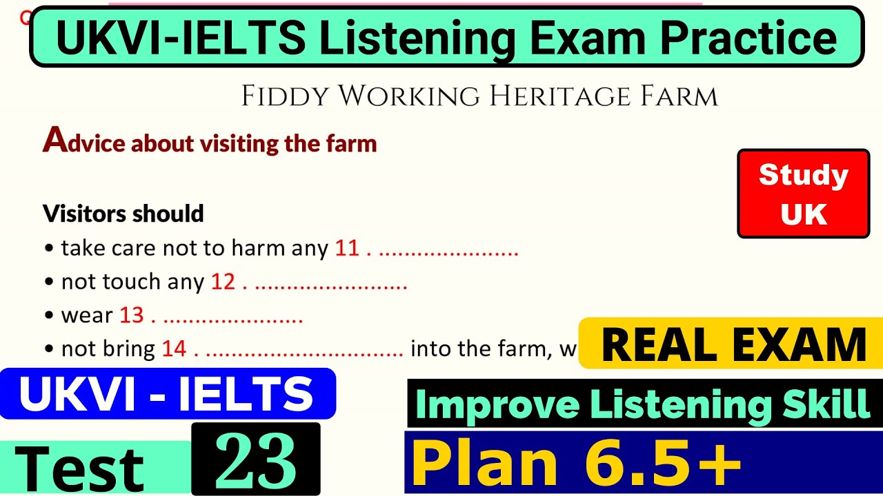 UKVI IELTS Listening Practice Test 2024 With Answers [ Test - 23 ...