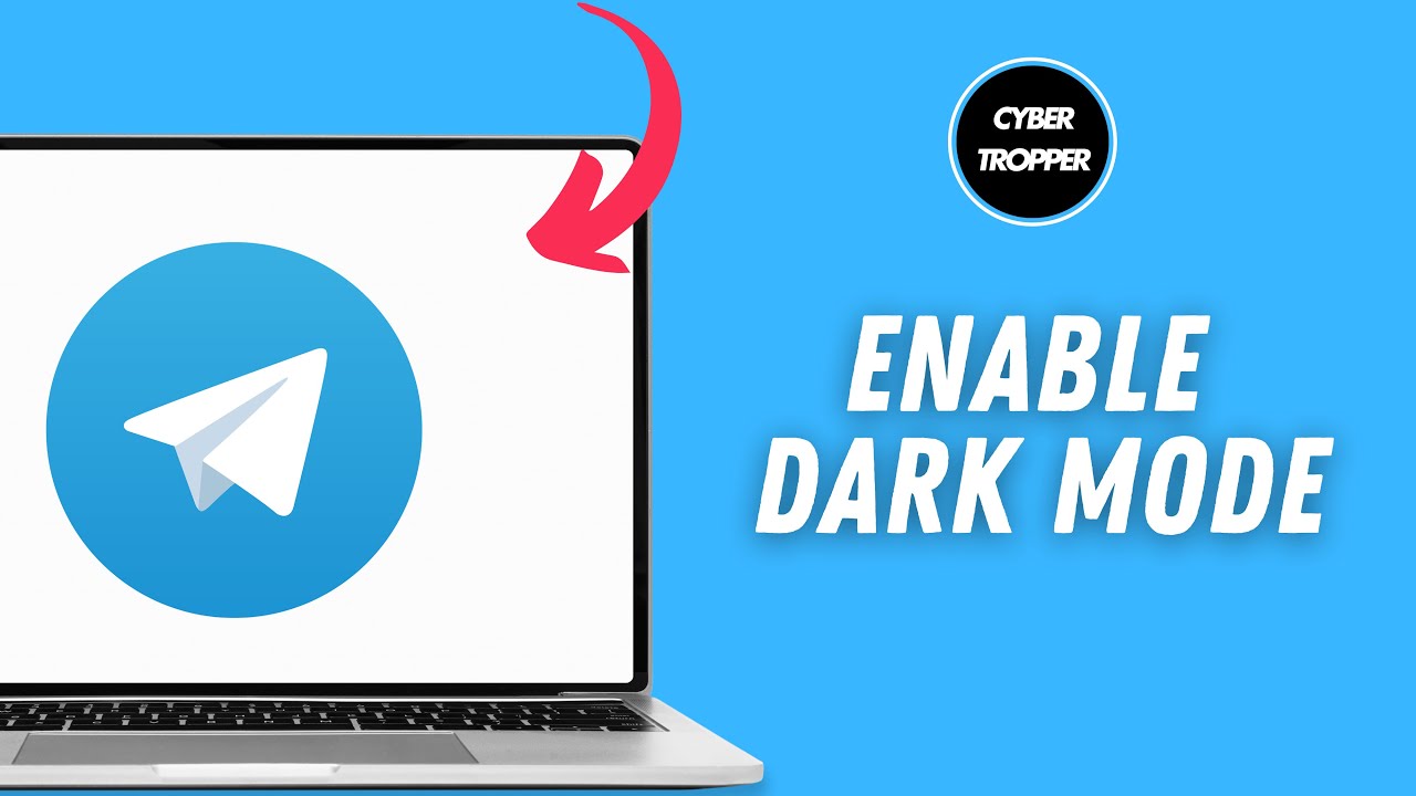 How to Enable Dark Mode on Telegram App on PC - YouTube