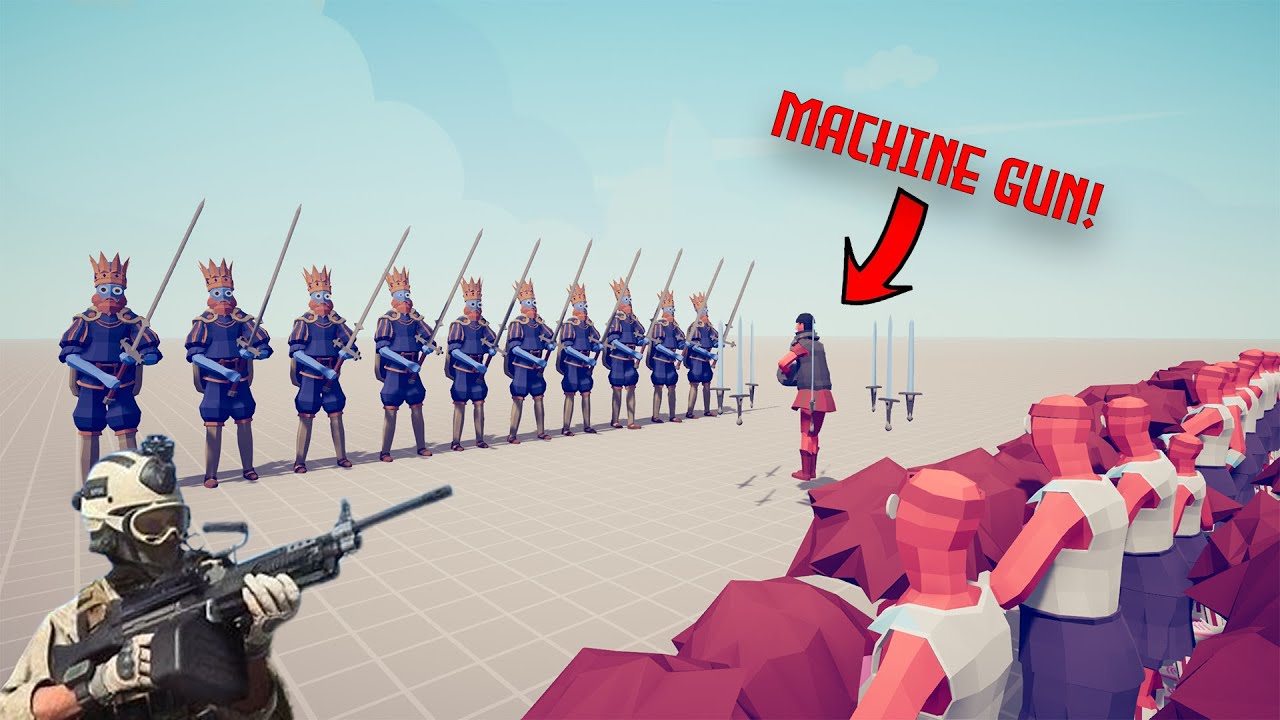 1x Sword Caster and 50x Cheerleaders VS 10 of Every Factions Best Unit ...
