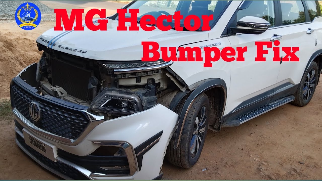 How to fix car bumper. MG Hector Bumper fitted - YouTube