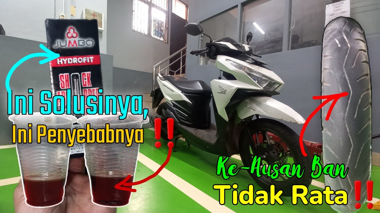 Ban Motor Matic Makan sebelah⁉️ Ini Solusinya‼️ - YouTube