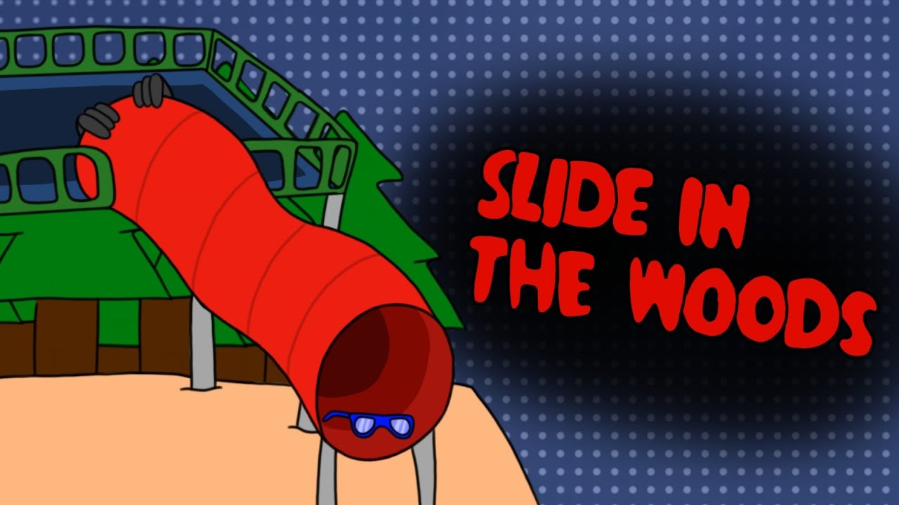 Slide In The Woods: Weeeeee! - YouTube