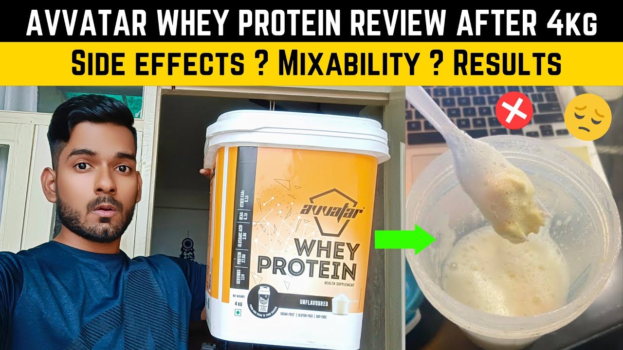 Avvatar Whey Protein After 4kg Review | After 60 Days | Side Effects ...