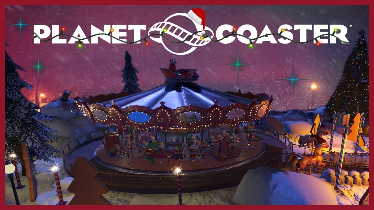 Christmas Theme Park (Christmas Carousel) - YouTube