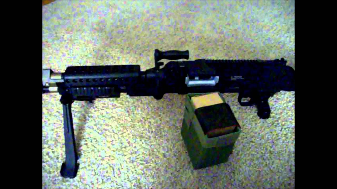 Airsoft Unboxing/Overview: Echo 1 M240 Bravo - YouTube