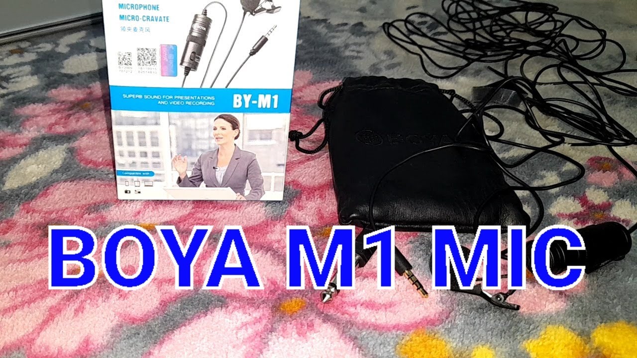 Best low Budget Mic | Boya M1 mic Unboxing with Audio Test - YouTube