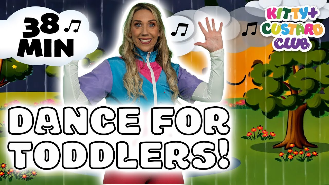 38 mins | Toddler Dance Along Videos | Kitty + Custard Club - YouTube