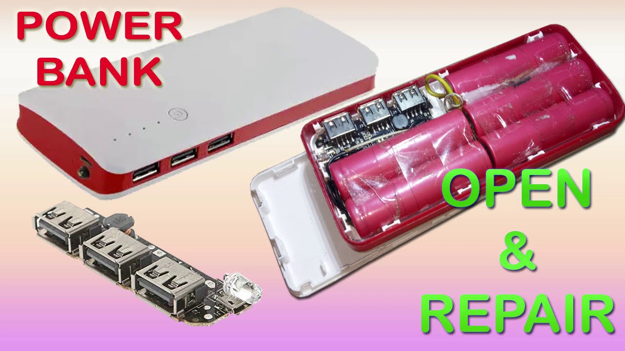 How to open and Repair power bank at your home, Power bank Board change ...