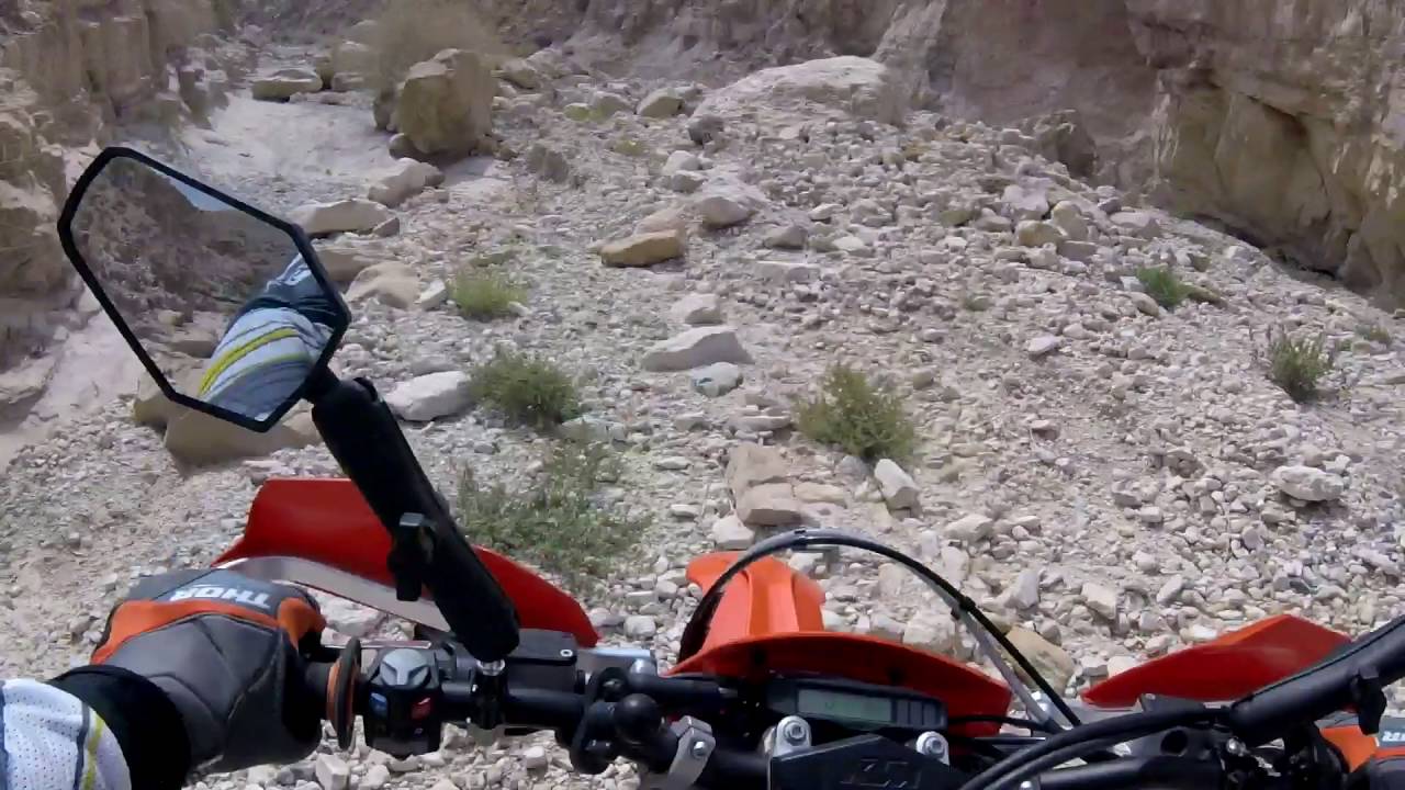 2016 KTM 500 EXC - East of Wadi Mukhaires Stream Bed - YouTube