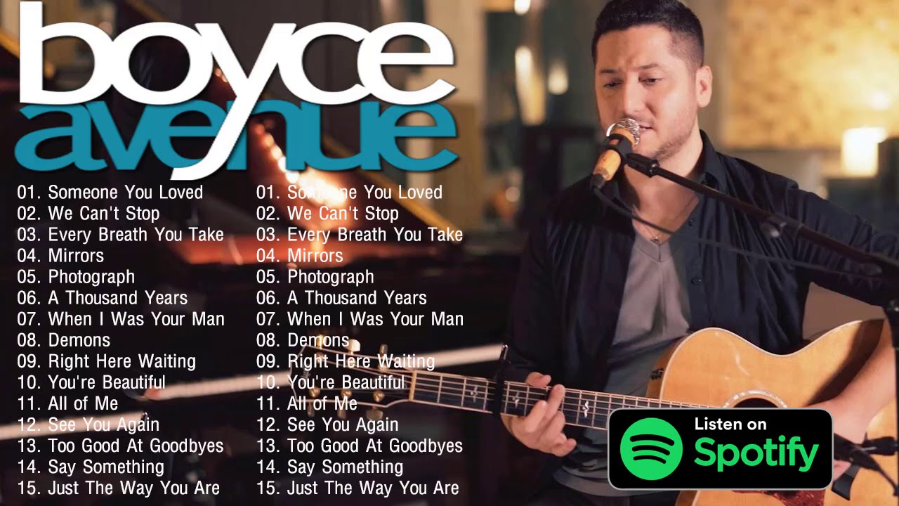 Boyce Avenue Greatest Hits Full Album 2020 - Best Songs Of Boyce Avenue ...