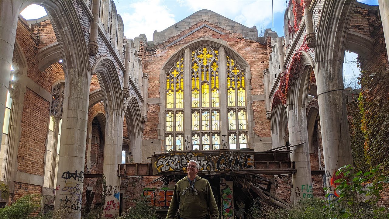 The Ruins of City Church in Gary, Indiana | MINI 2 Drone - YouTube