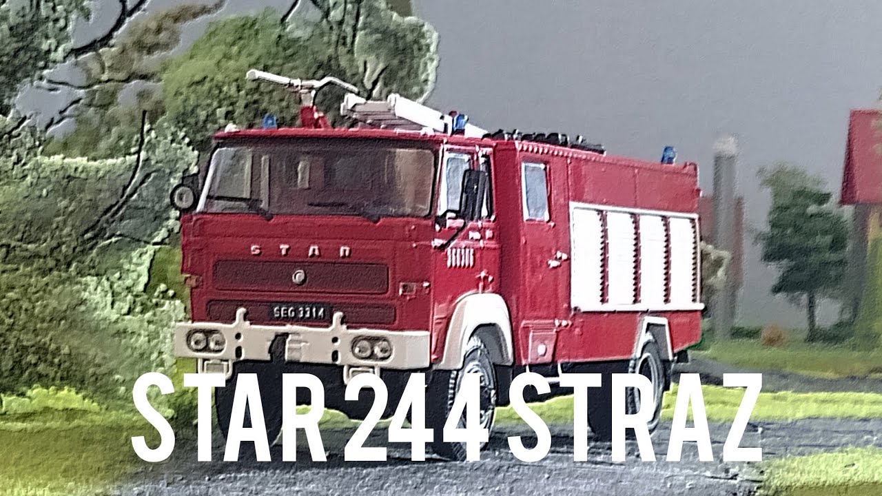 Star 244/Jelcz 005 Straż Pożarna • Kultowe ciężarówki PRL-u ...
