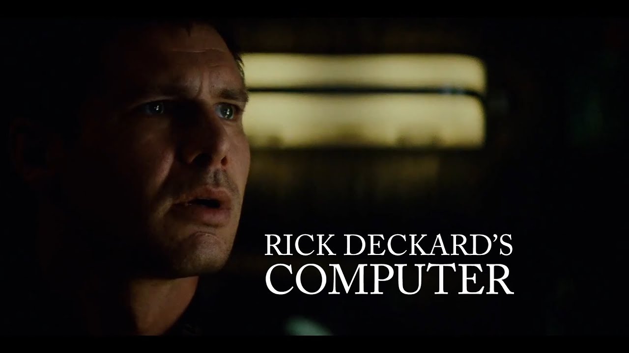 Rick Deckard's Computer - YouTube
