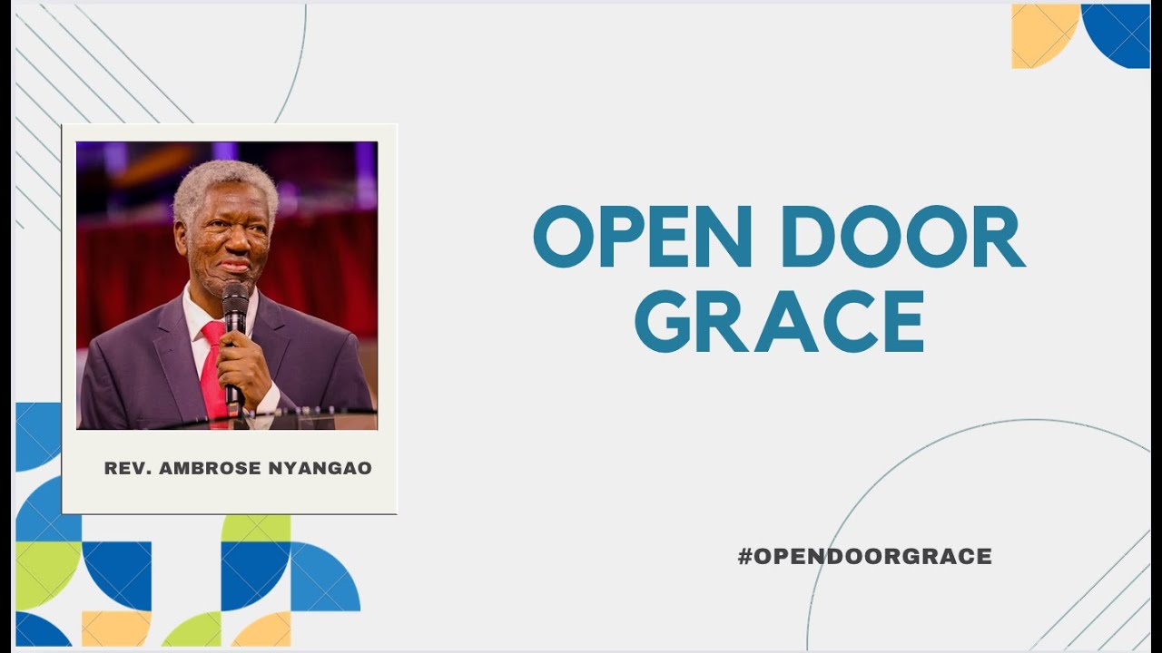 Open Door Grace, 23rd June 2024; 1st Service; Open Door Grace - YouTube