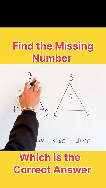 how to find missing number/missing number kaise nikale/missing number reasoning - YouTube