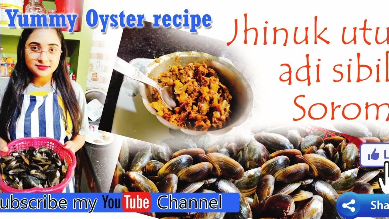 Jhinuk kosha #Yummy Oyster recipe in santhali style# - YouTube