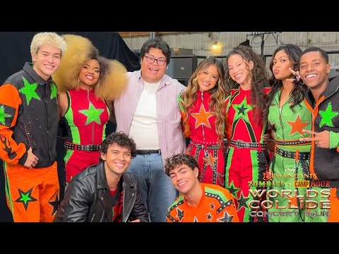 BEHIND THE SCENES of the Descendants Zombies Camp Rock Worlds Collide Concert Tour!!