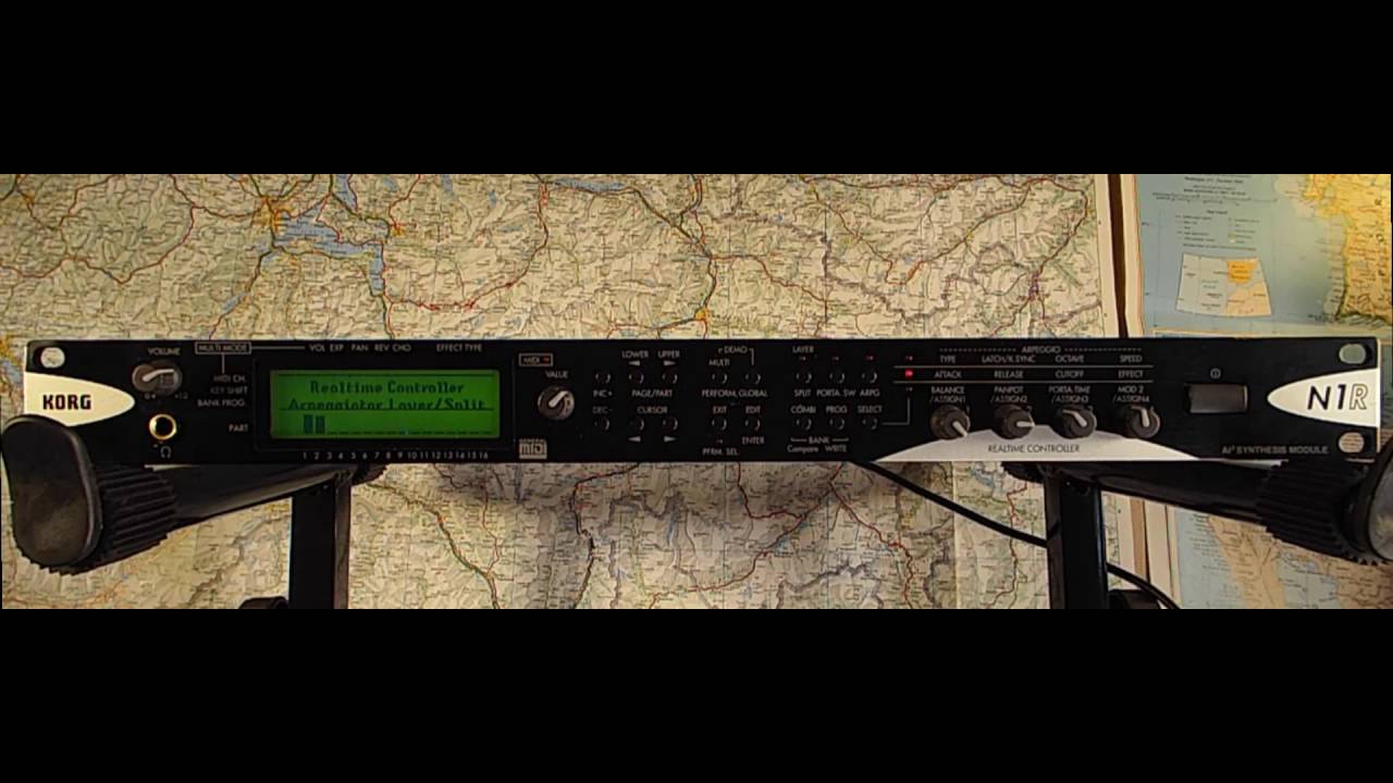 Korg N1R Synthesizer Factory Demo Songs - YouTube