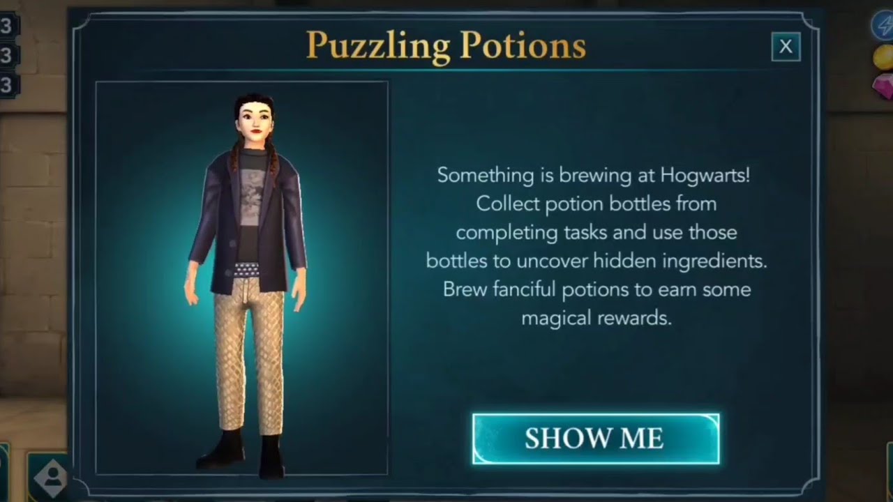 Puzzling Potions Outfit Harry Potter Hogwarts Mystery Zeny Plays Youtube