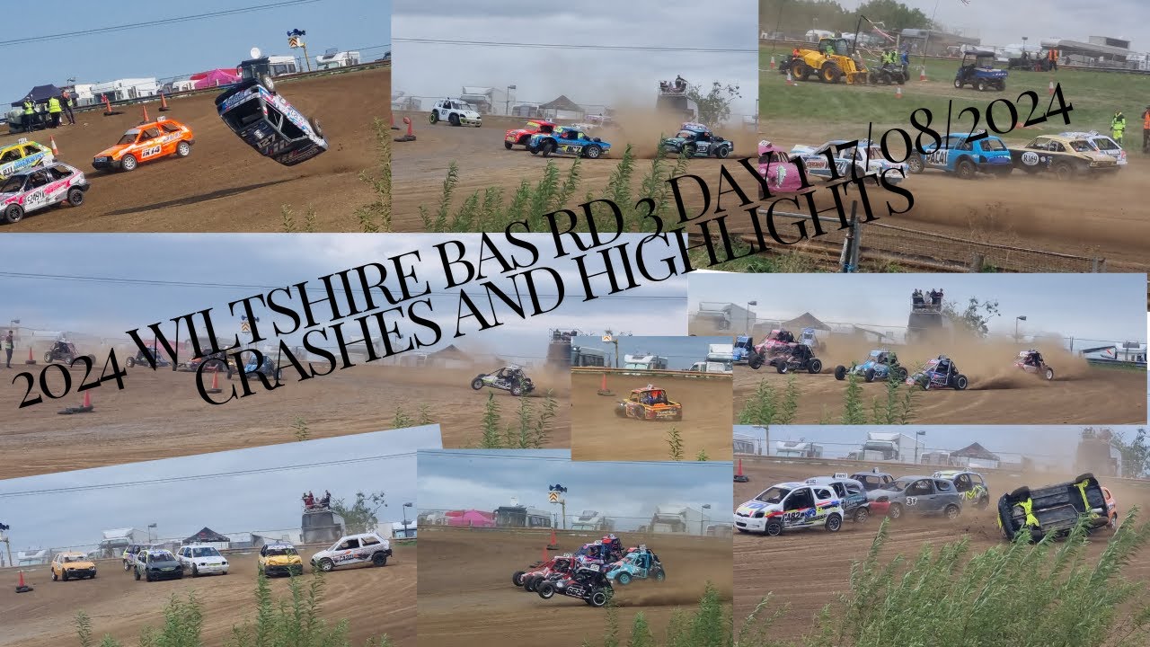 2024 Wiltshire Autograss BAS Round 3 Crashes and Highlights Day 1 17/08 ...