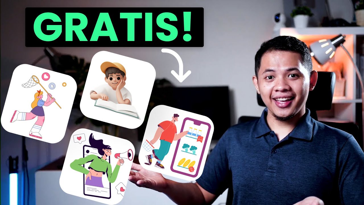 3 Web Terbaik Untuk Download Ilustrasi Gratis - YouTube